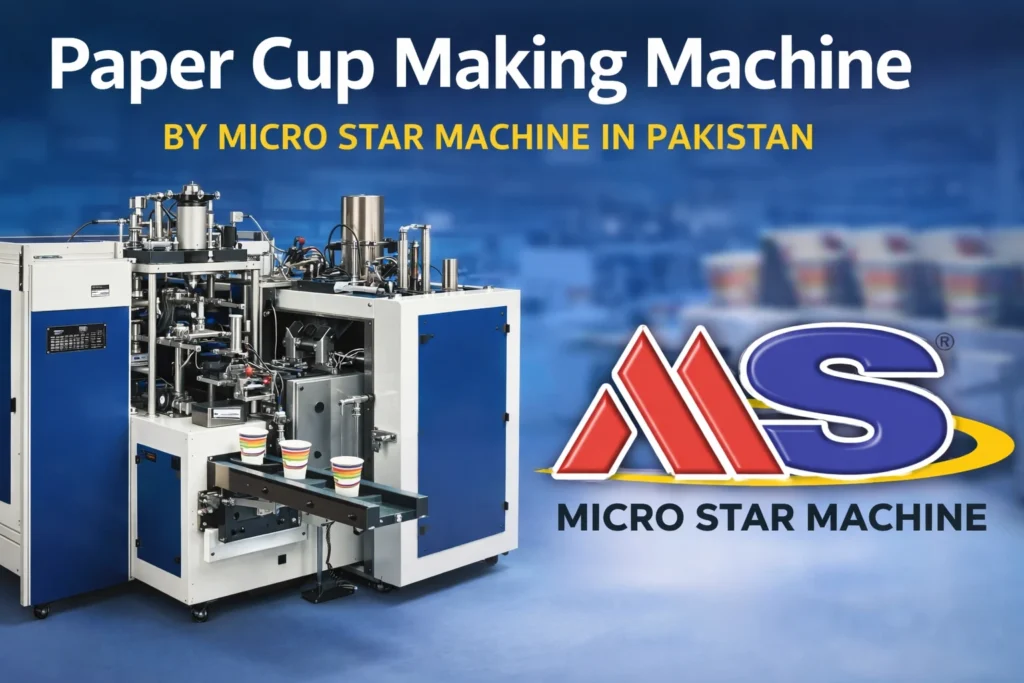 Paper Cup Making Machine By Micro Star Machine - Micro Star Machines